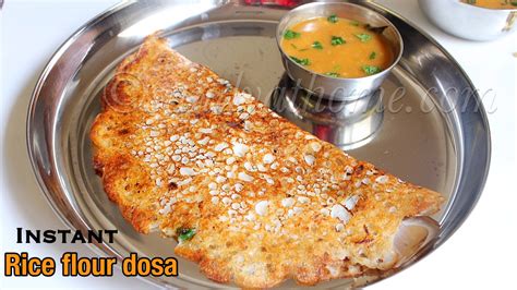 Rice Flour Dosa Sandhyas Recipes