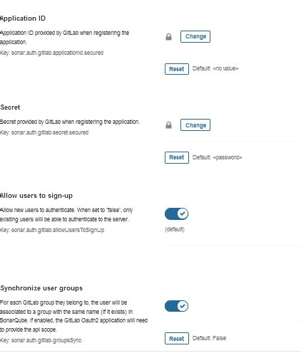 Gitlab Auth Integration Sonarqube Server Community Build Sonar Community