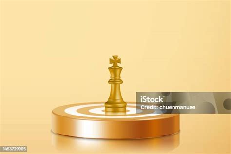 황금 다트 보드의 중심에 3d 골드 킹 체스 그림 목표의 과녁 사업 투자 목표 아이디어 도전 목표 전략 연도 초점 개념 그림 킹에 대한 스톡 벡터 아트 및 기타 이미지