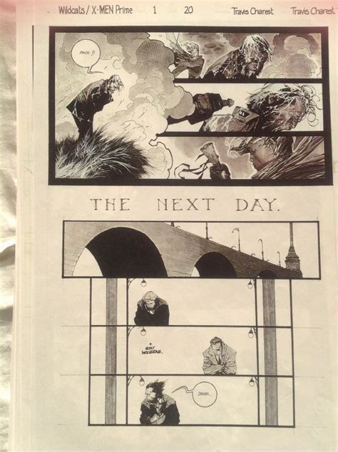 Pg 20 In Ryan Os Travis Charest Wildcats And Xmen Golden Age Production Art Comic Art Gallery