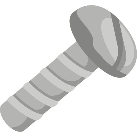 Screw Tool Icon White Background PNG