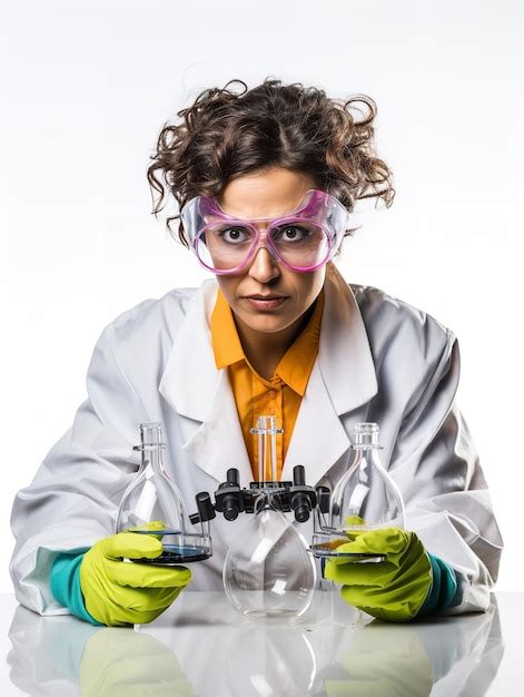Premium Photo Innovative Female Scientist In Lab Ai Generated