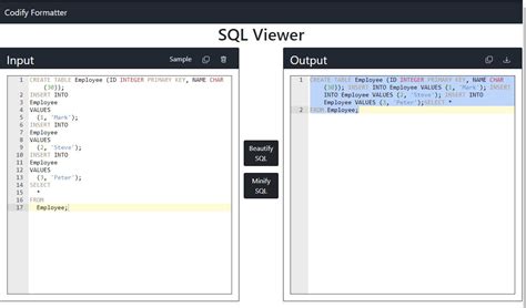SQL Viewer