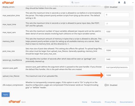 how to increase maximum upload size in cpanel a step by step guide