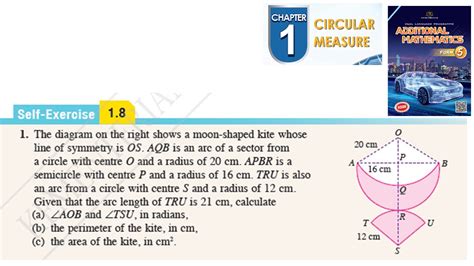 Circular Measure Self Exercise 1 8 Q1 Sukatan Membulat Latihan Kendiri
