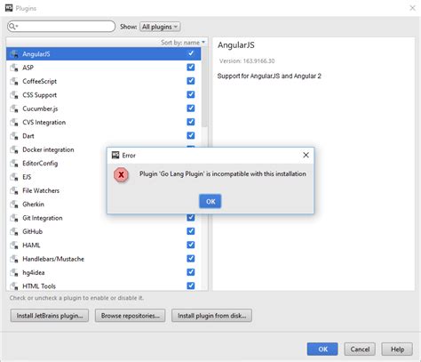 Golang Plugin Incompatible Webstorm Giovanni F Mazzeo De Santolo