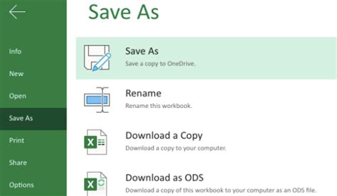 Backstage View In Microsoft Excel Backstage View In Microsoft Excel