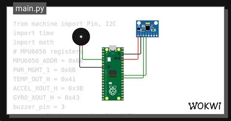 accelerometer with raspberry pi pico copy wokwi esp32 stm32 arduino