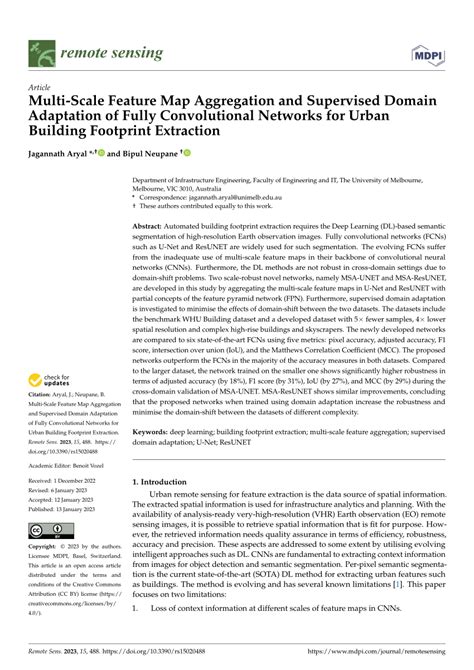 Pdf Multi Scale Feature Map Aggregation And Supervised Domain