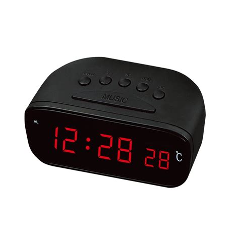 LED CLOCK Plug Digital Clock LED Alarm Clock Color Blue Light Green Light Red Light Display