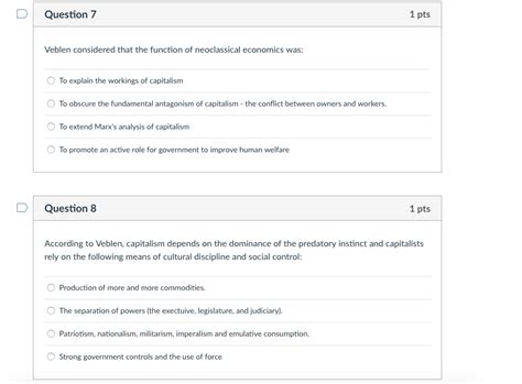Solved Question 1 1 Pts An Institution May Be Defined As The Chegg Com