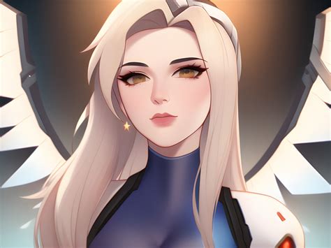 Wallpaper Beautifl Mercy Overwatch 2 2022 Desktop Wallpaper Hd Image Picture Background
