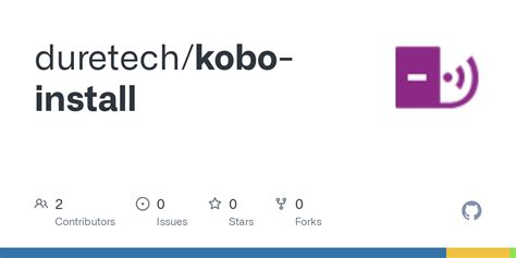 github duretech kobo install