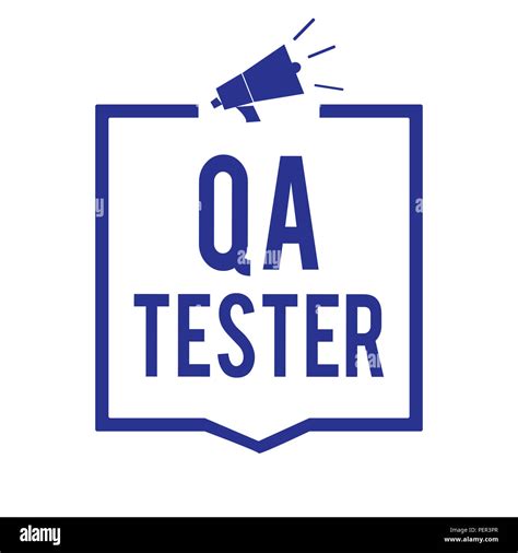 Handwriting Text Qa Tester Concept Meaning Quality Assurance Of An On Going Project Before