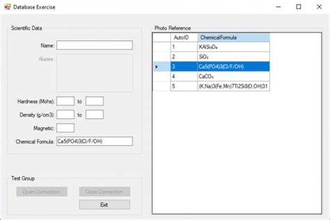 Resolved Viewing The Database On The Form Putting Data Into