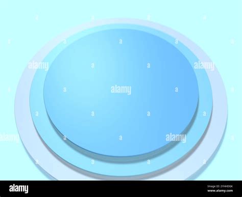 Overlapping Circular Stages Stock Photo Alamy