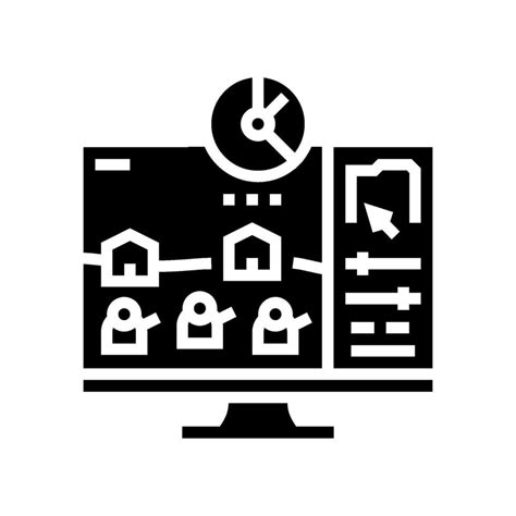 Optimization Game Development Glyph Icon Vector Illustration 34904450