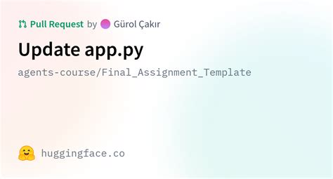 Agents Coursefinalassignmenttemplate · Update Apppy