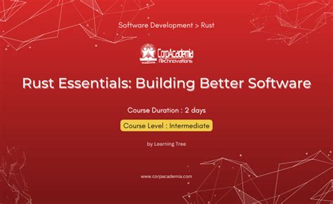 Rust Essentials Building Better Software Corpacademia Itechnovations