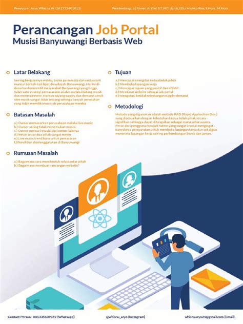 Contoh Poster Untuk Memenuhi Pengumpulan Tugas Akhir Pdf