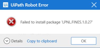 Failed To Install The Package Document Understanding UiPath Community Forum