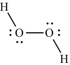 Draw The Lewis Structure For Hydrogen Peroxide H2O2 In Which Each Atom Achieves An Octet Of