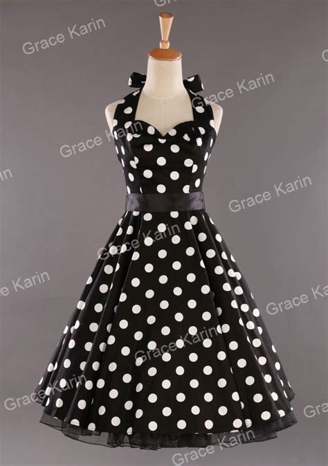 Vintage Polka Dot Swing Dress