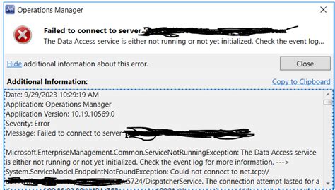 Unable To Open Scom 2019 Console Post Db Sql Server Upgrade From 2016 To 2019 Microsoft Qanda