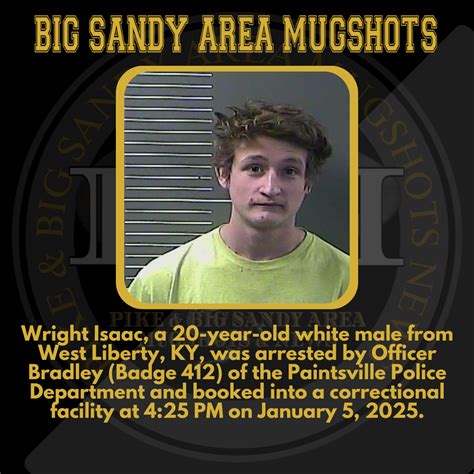 Wright Isaac Big Sandy Area Mugshots News