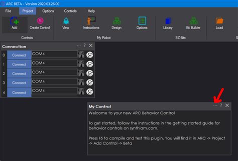 4 Example Project Overview Create A Robot Skill Support Synthiam