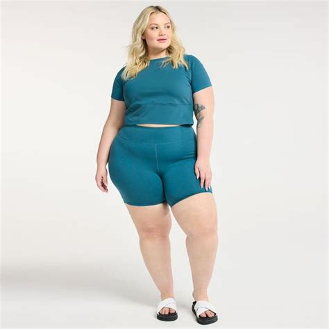 Plus Size Flx Affirmation High Waisted Bike Shorts In 2023 Bike Shorts Plus Size Everyday
