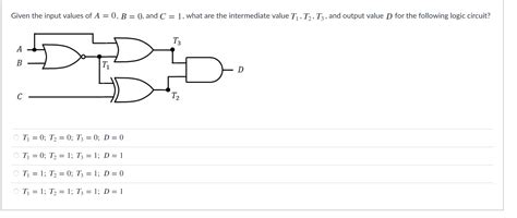 Solved What Is The Boolean Expression For The Output D In Chegg
