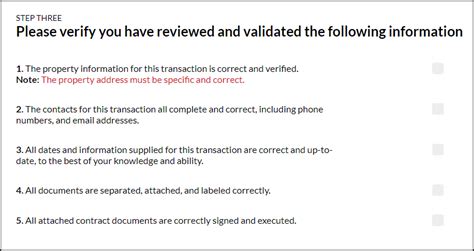 STEP THREE Verify You Have Reviewed And Validated Information IntelliAgent