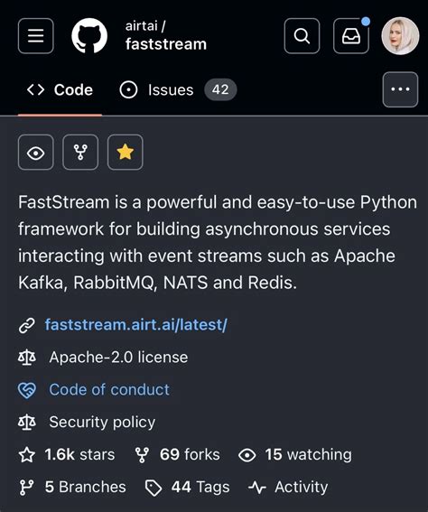 Airt On Linkedin Faststream Github Devcommunity Python Kafka