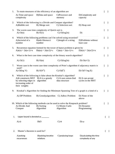 Daa Bits Pdf Dynamic Programming Theoretical Computer Science