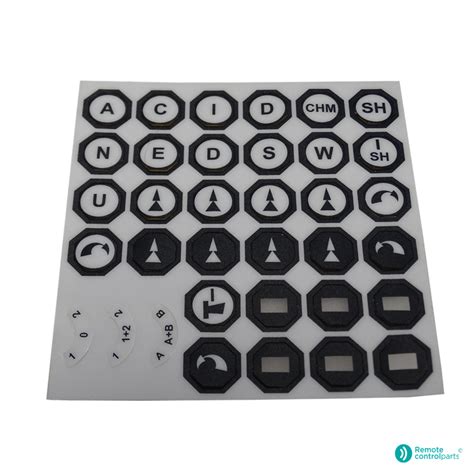 Danfoss®ikusi® Sticker Set Tm7012 Pushbutton Symbols Remote