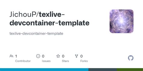 Github Jichoup Texlive Devcontainer Template Texlive Devcontainer Template