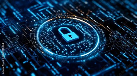 cybersecurity matrix of encrypted data floating locks and codes in a tech inspired dark