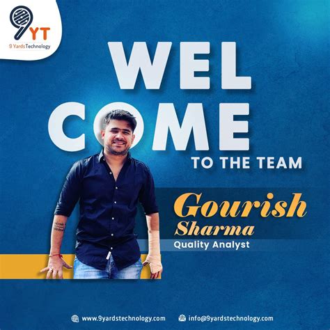 9yards Technology On Linkedin Technology Team Quality Welcometotheteam Qualityanalyst