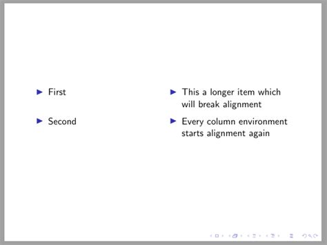 Beamer Text Side By Side TeX LaTeX Stack Exchange