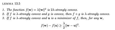 Solved Strong Convexity With Respect To General Norms Chegg
