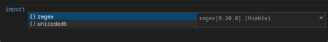 Nimsuggest Doesnt Show Standard Libraries · Issue 119 · Saemvscode
