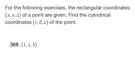 solved for the following exercises the rectangular