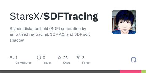 Github Starsxsdftracing Signed Distance Field Sdf Generation By Amortized Ray Tracing Sdf