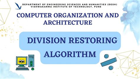 Division Restoring Algorithm Div I Group 4 Youtube