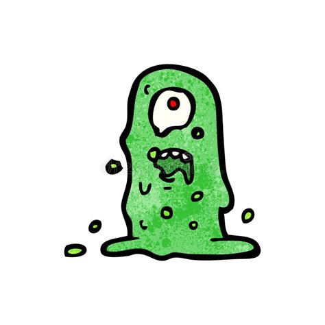 Cartoon Slime Blob Monster Stock Vector Illustration Of Cute 38059941