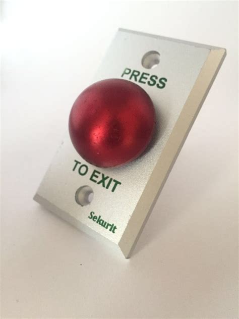 Green Aluminum Body Exit Button SEK 900 Mushroom Green SPDT 3 Pins Push Button At 585 Piece