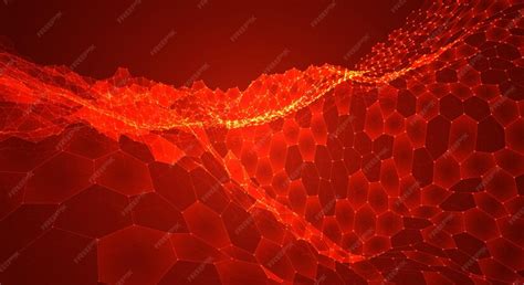 Premium Vector Vector 3d Object From A Hexagon Grid With Dots Stylish