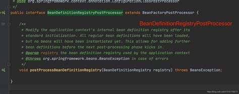 spring——beanfactory的后置处理器 spring beanfactory后置处理器的顺序 csdn博客
