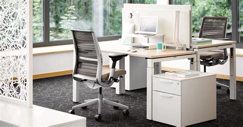 Steelcase Implicit Two Drawer Pedestal On Castors Hunts Office